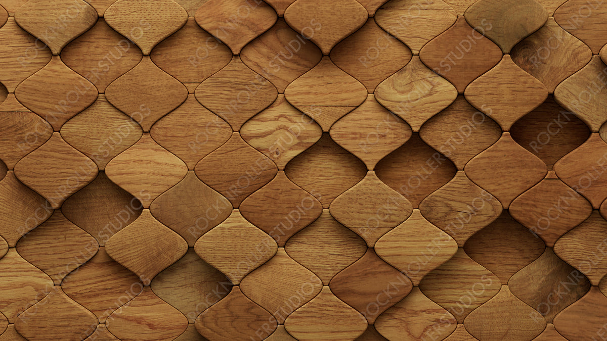 Wood Block Wall background. Mosaic Wallpaper with Light and Dark Timbe ...