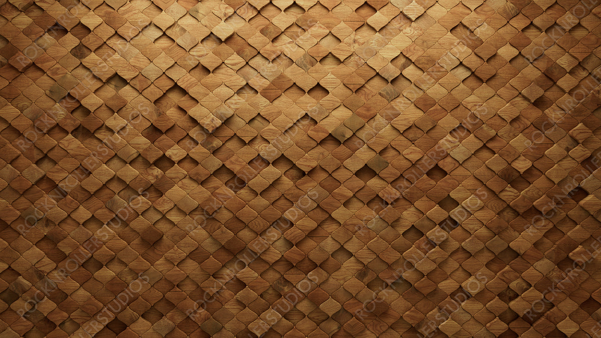Wood Block Wall background. Mosaic Wallpaper with Light and Dark Timbe ...